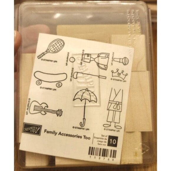 Stampin Up! | Art | Stampin Up Bnib Family Accesories Too Wood Rubber ...